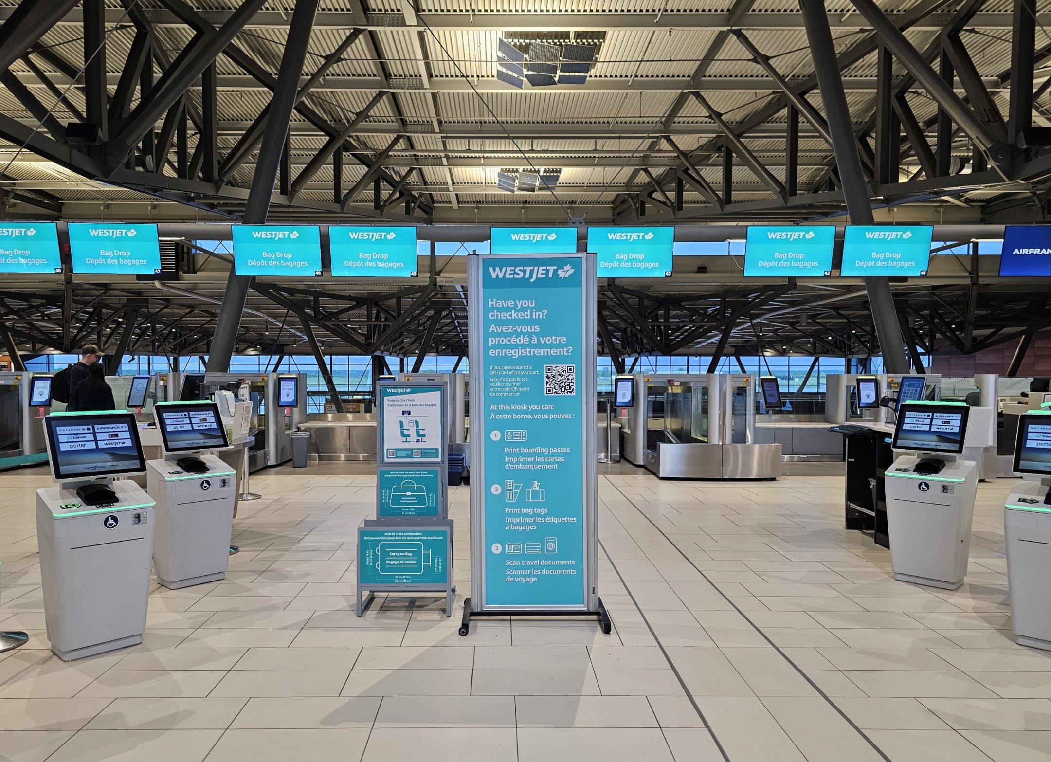 WestJet check-in gratis - hvornår og hvordan